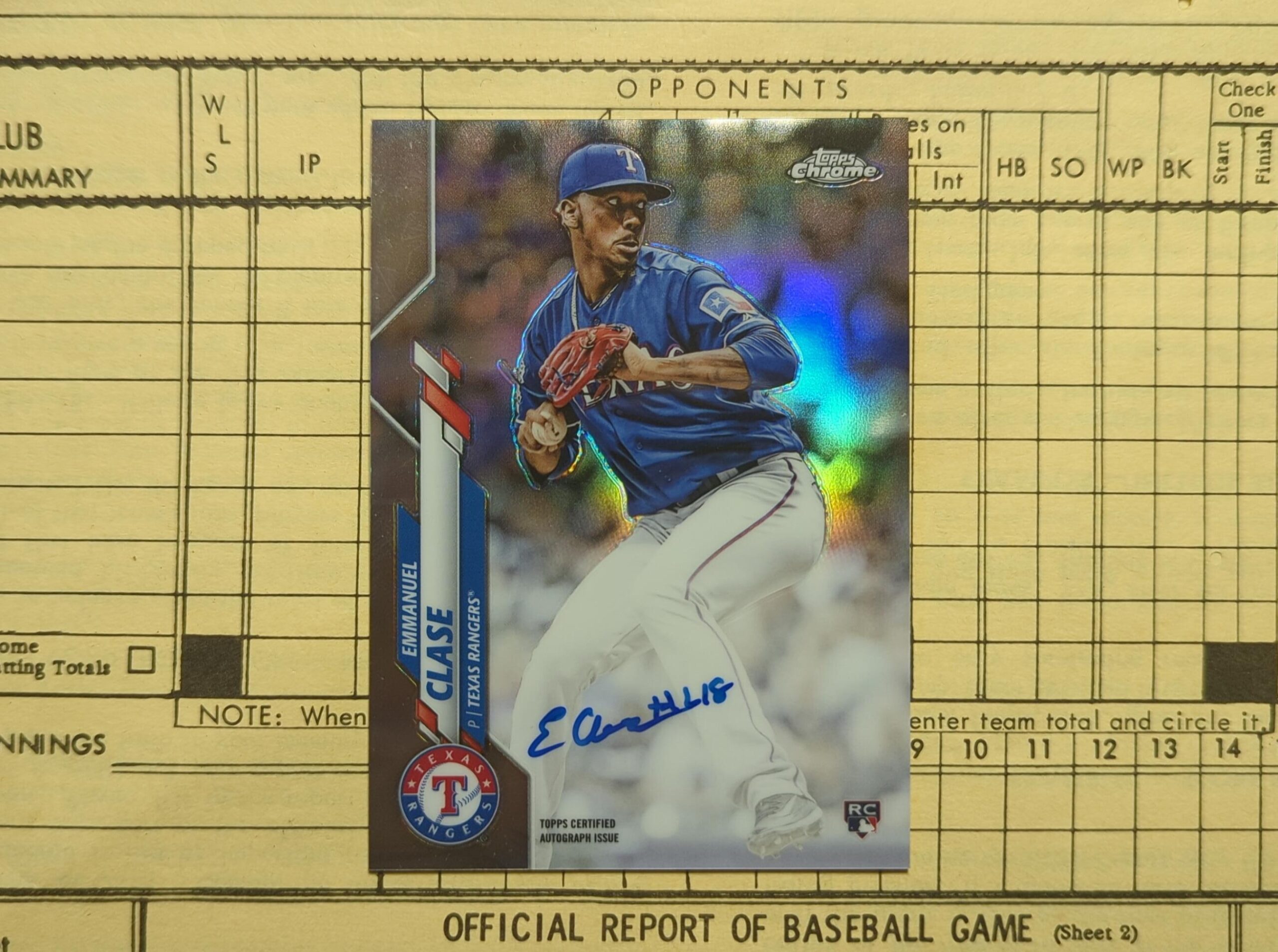 From the Collection: Emmanuel Clase, p, Cleveland Guardians – Wahoo ...